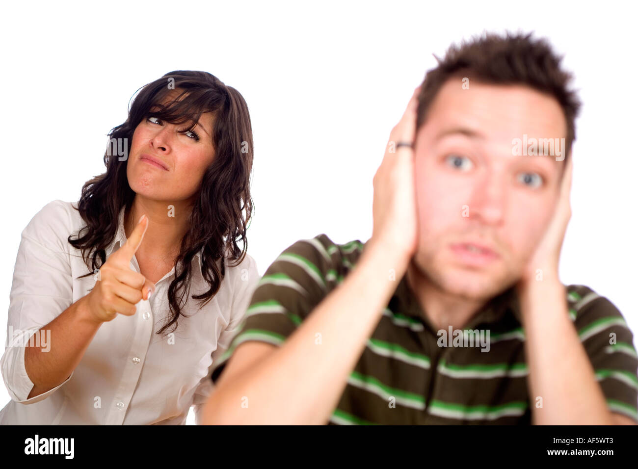 Argument abuse abusive attack attacking hi-res stock photography and ...