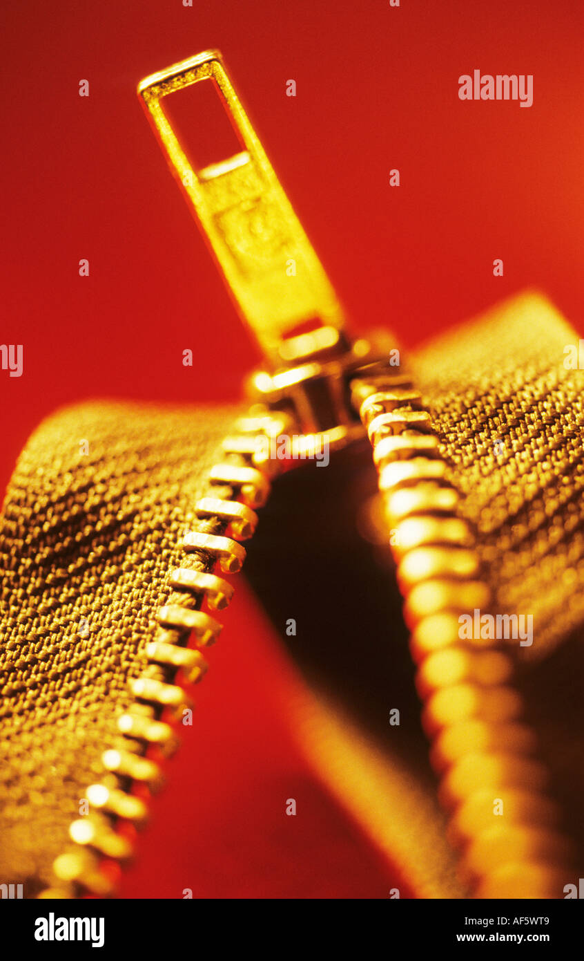 Zip unzip open secure symbol hi-res stock photography and images - Alamy