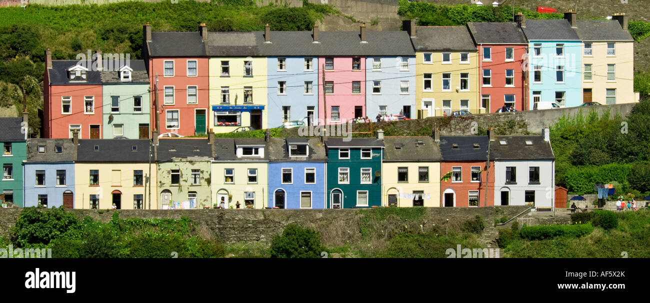 Terraced houses cobh ireland hi-res stock photography and images - Alamy