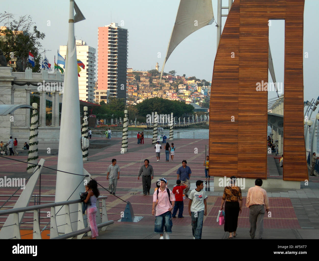 south america ecuador guayaquil malecon 2000 Stock Photo - Alamy