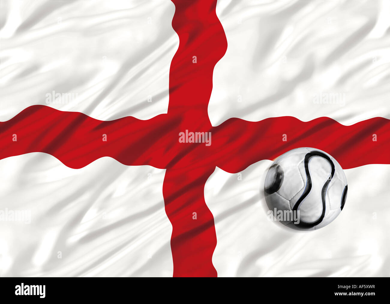 Footballer football footballer england flag hi-res stock photography ...