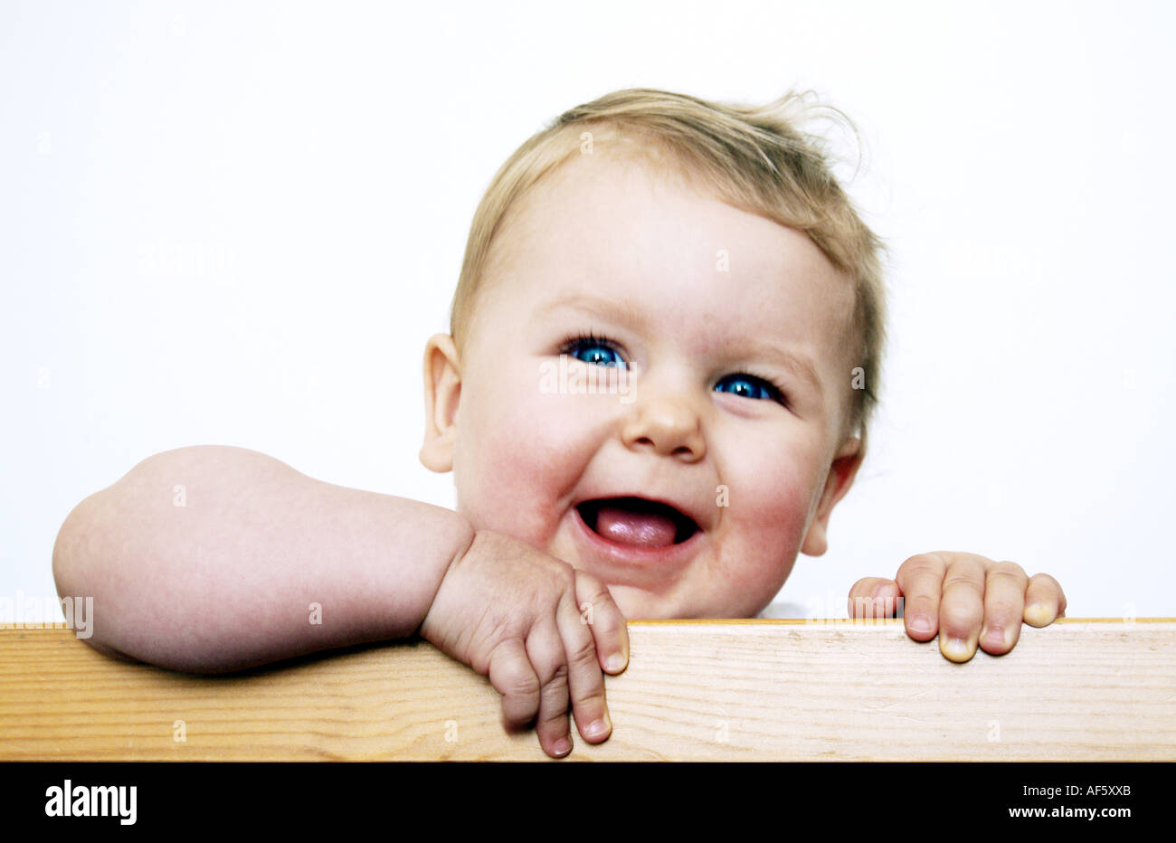Baby chewing finger hi-res stock photography and images - Alamy