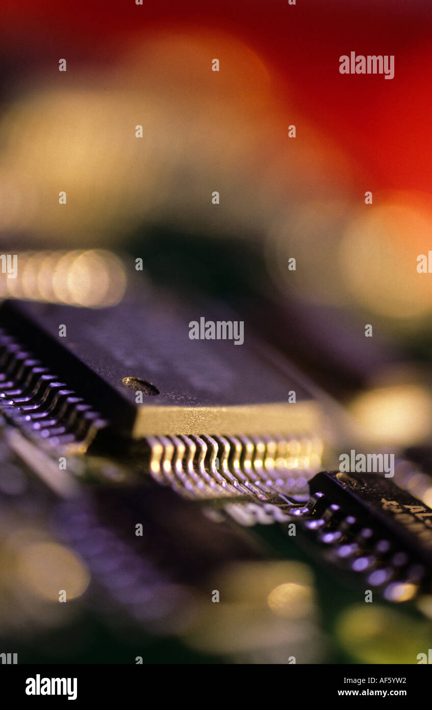 micro chips vertical background Stock Photo - Alamy