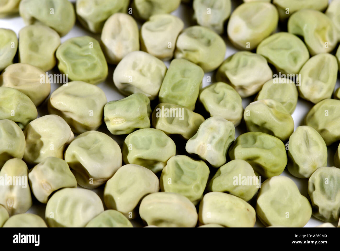 Green, wrinkled pea seeds, traits Gregor Mendel studied in his heredity ...