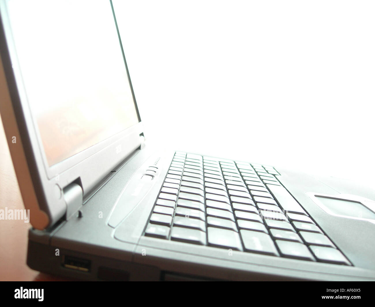 flat screen laptop computer design detail Stock Photo - Alamy