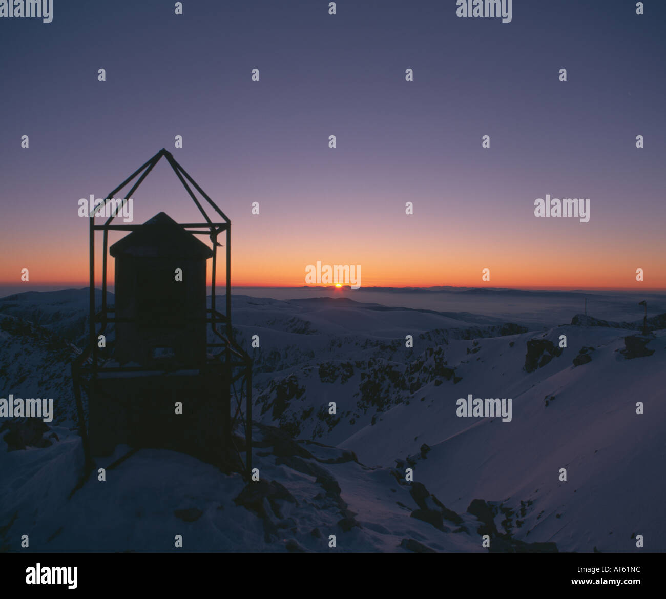 Rila mountain, Mussala Peak, the highest place on Balkans Peninsula ...