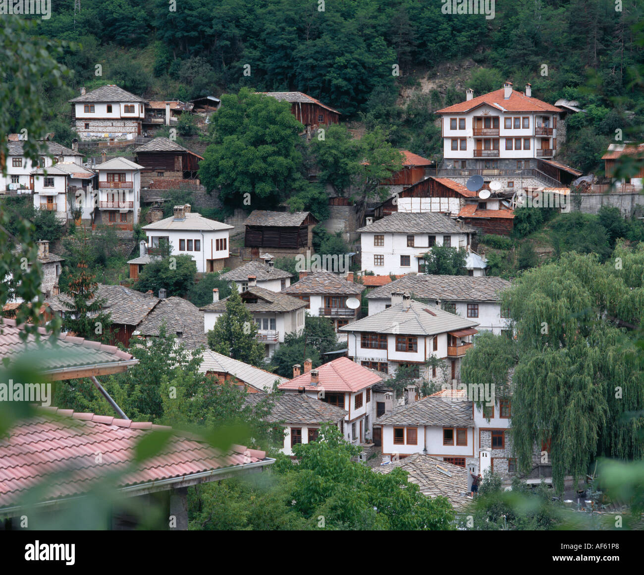 Shiroka Luka a small village, Smolyan region, scanned from slide 6/7 ...