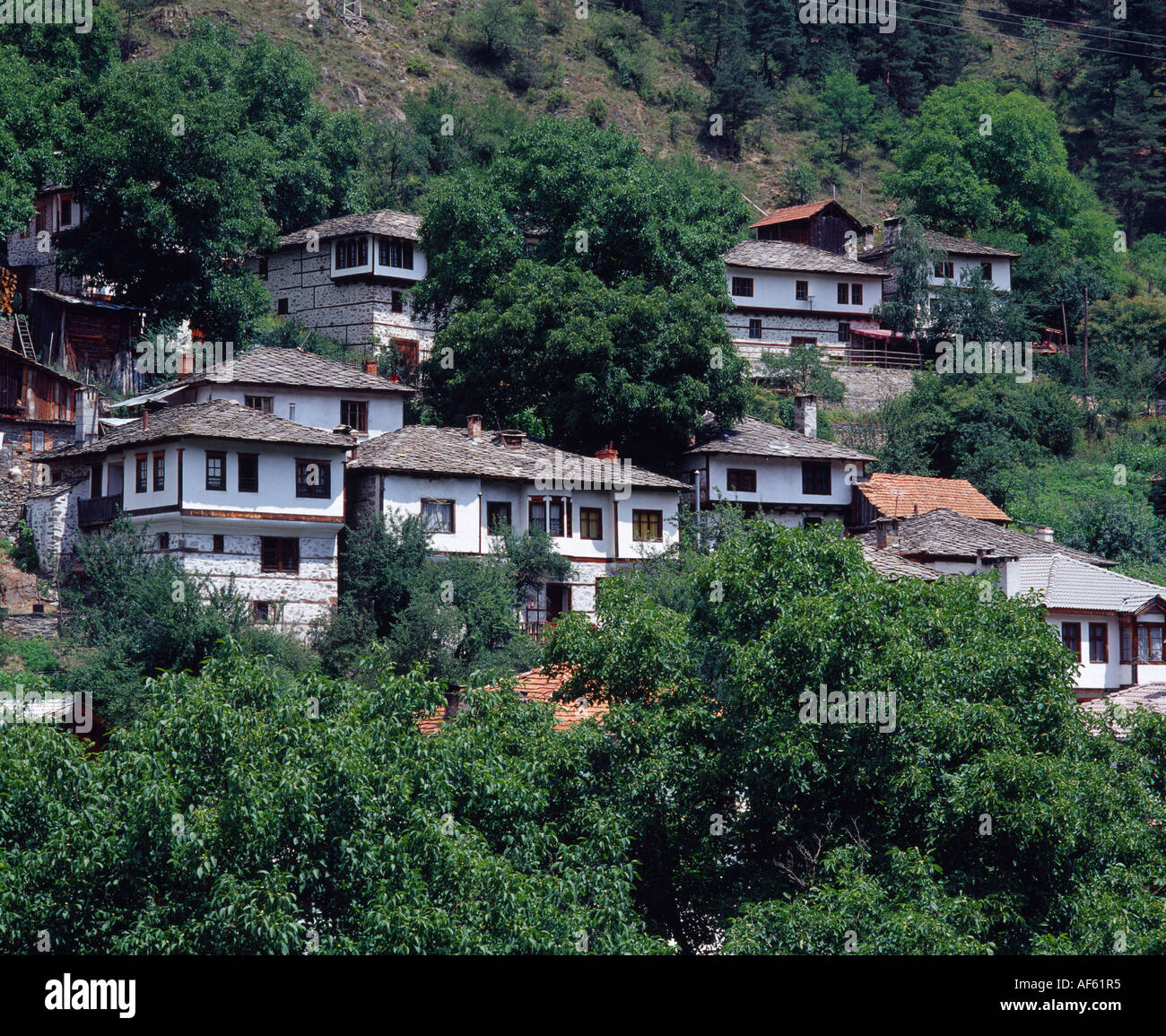 Shiroka Luka a small village, Smolyan region, scanned from slide 6/7 ...