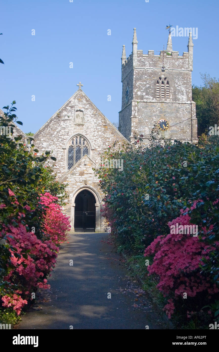 St Veryan Church Cornwall Stock Photo - Alamy