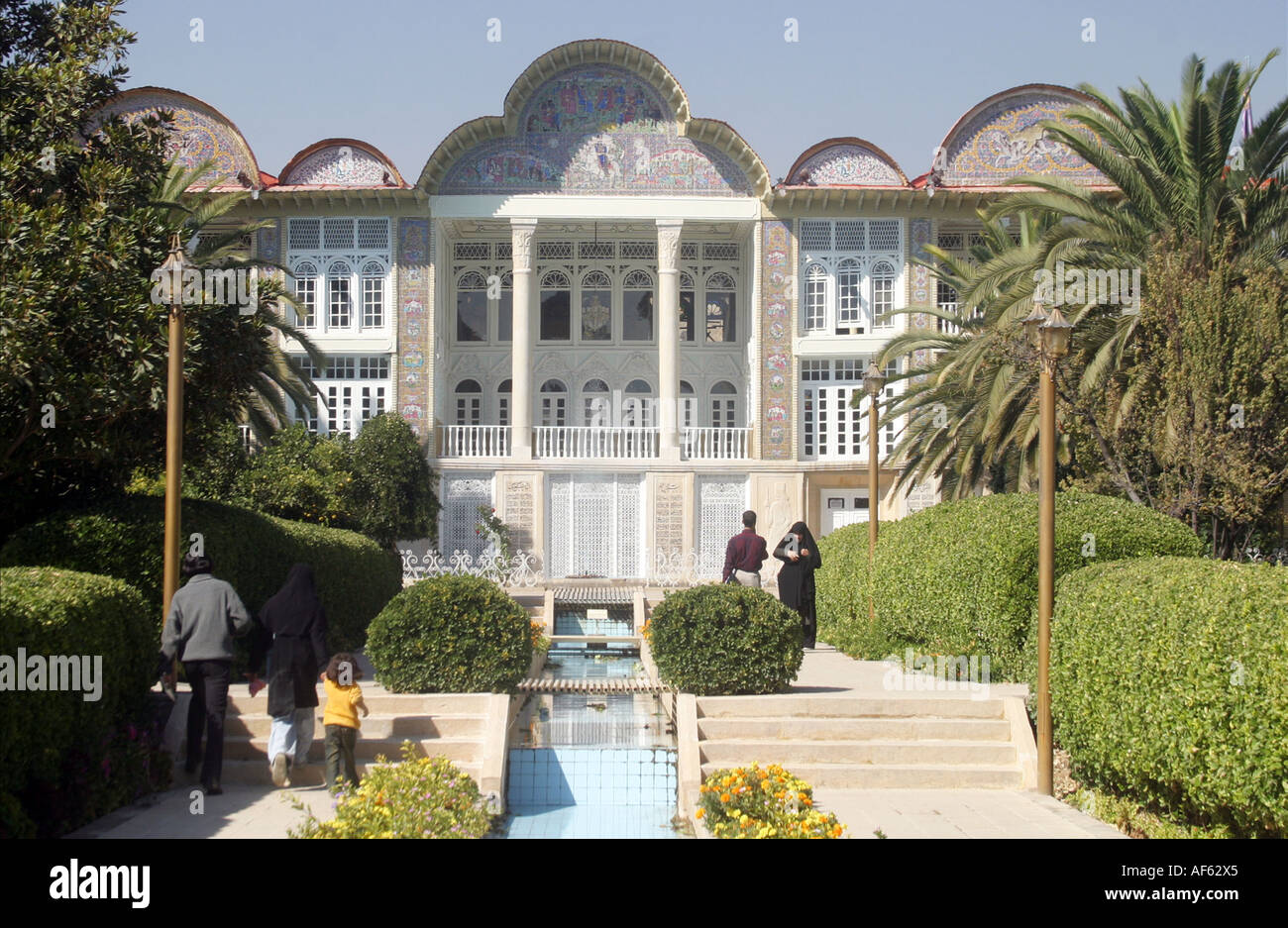 Bagh-e Eram, the Garden of Paradise, a botanical garden in the Iranian ...