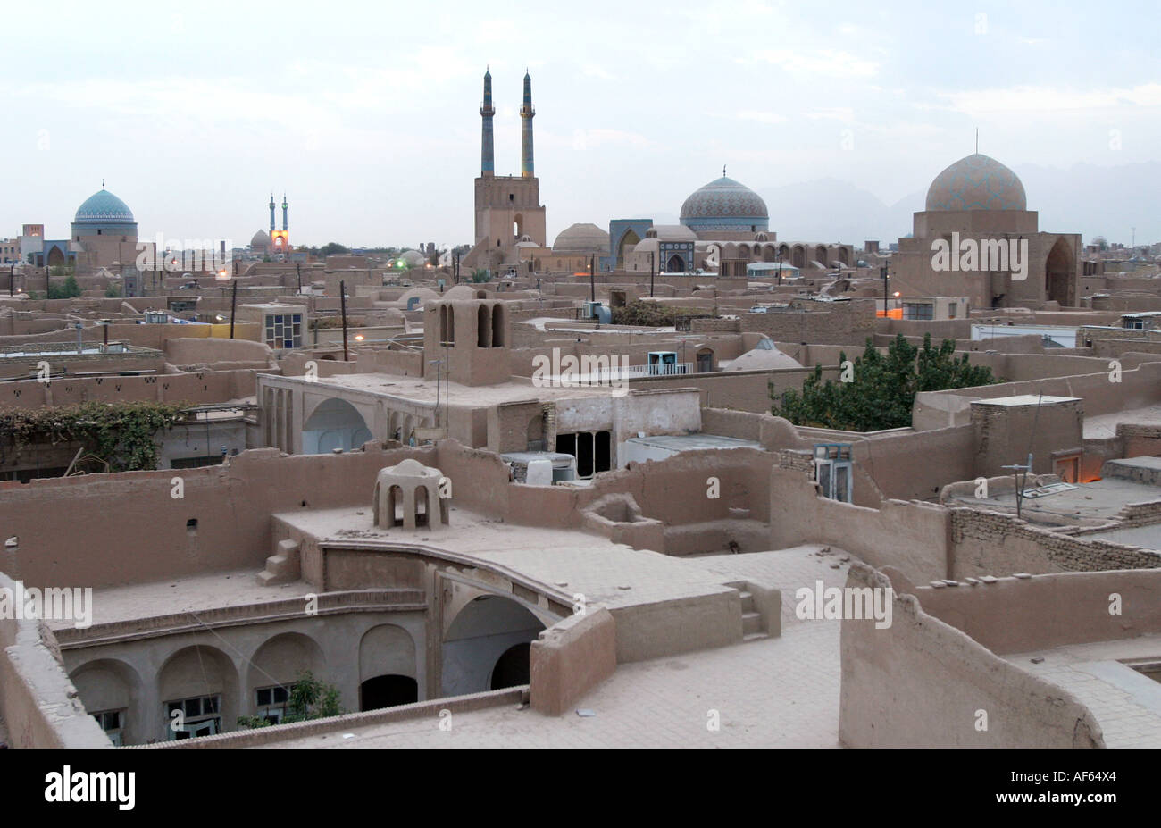 View of the Iranian city of Yazd, Islamic Republic of Iran, November ...