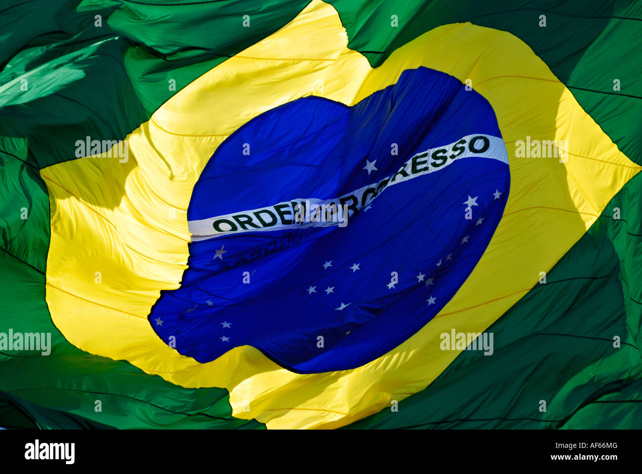 Brazil Brazilian flag Stock Photo - Alamy