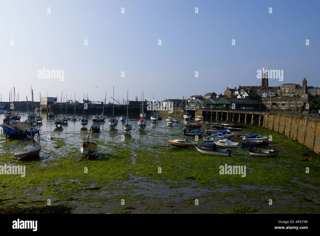 Penzance Harbour Cornwall Stock Photo - Alamy