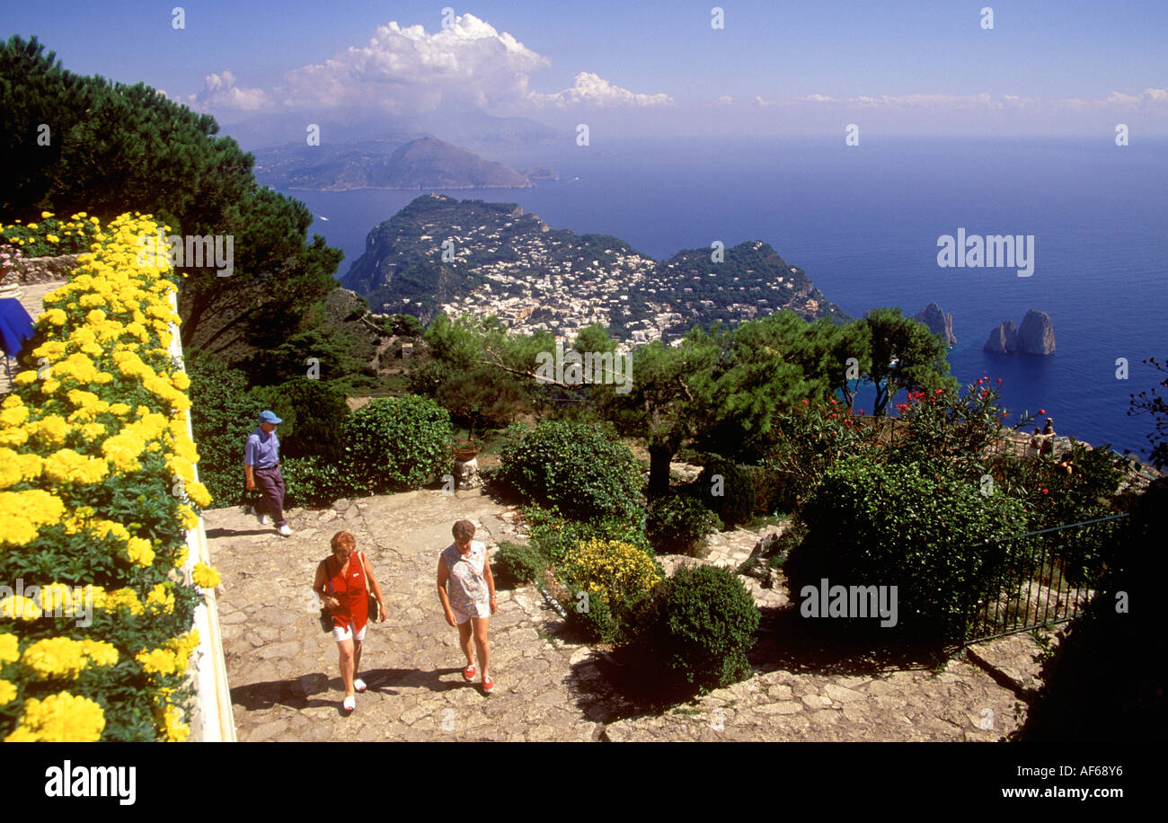 Monte solaro and faraglioni rocks hi-res stock photography and images ...