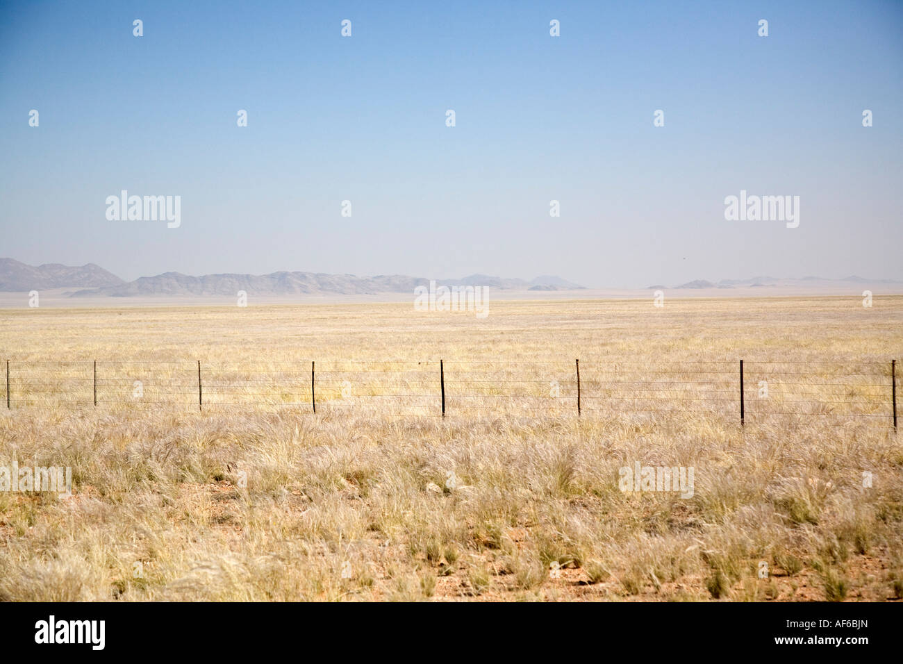 Namibian sandscape with fence hi-res stock photography and images - Alamy