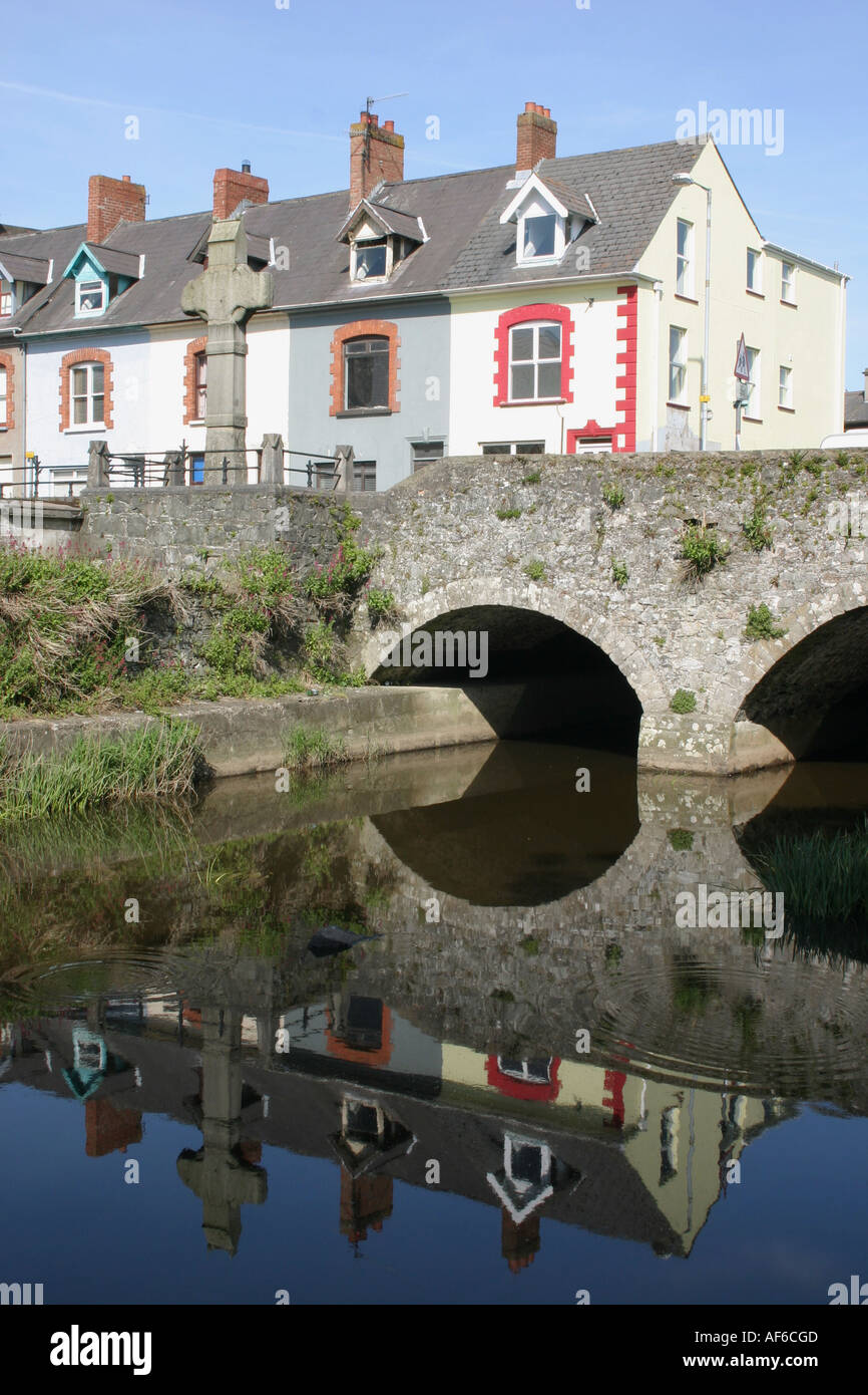The River Lagan flowing through Dromore, County Down, Northern Ireland ...