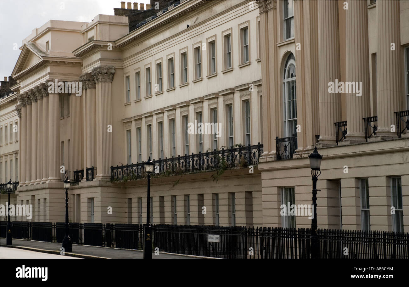 Cornwall Terrace,Regent's Park London Stock Photo - Alamy