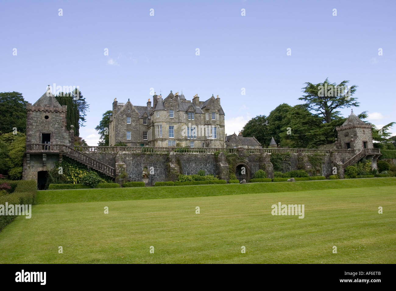 Torosay castle near Craignure on the Isle of Mull in Scotland UK Stock ...