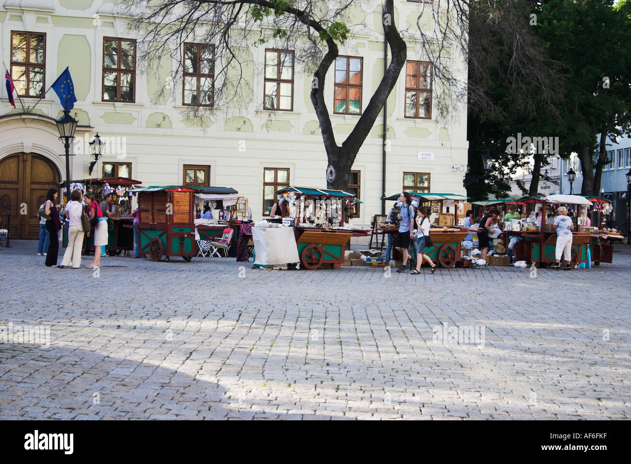 Bratislava main place Stock Photo - Alamy