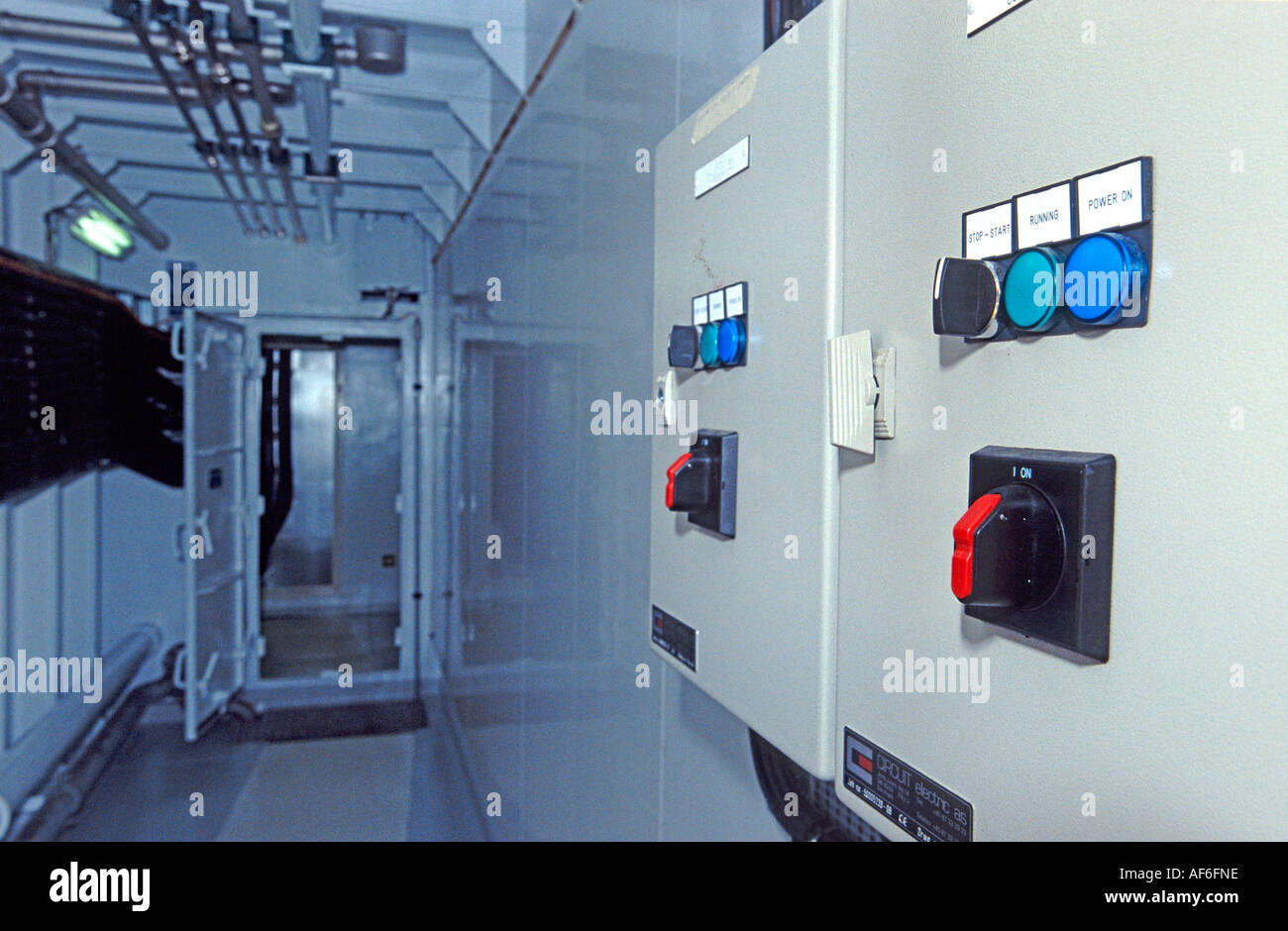 Electric installation aboard a ship Stock Photo - Alamy