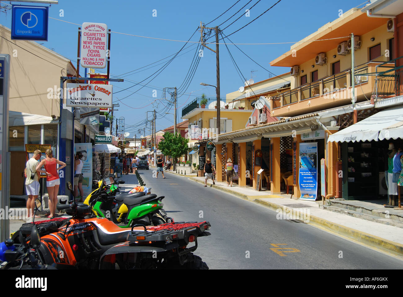 Sidari town hi-res stock photography and images - Alamy