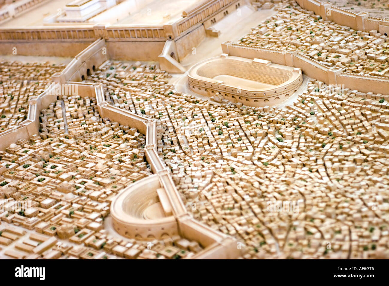Jerusalem model at LDS visitor Center Stock Photo - Alamy