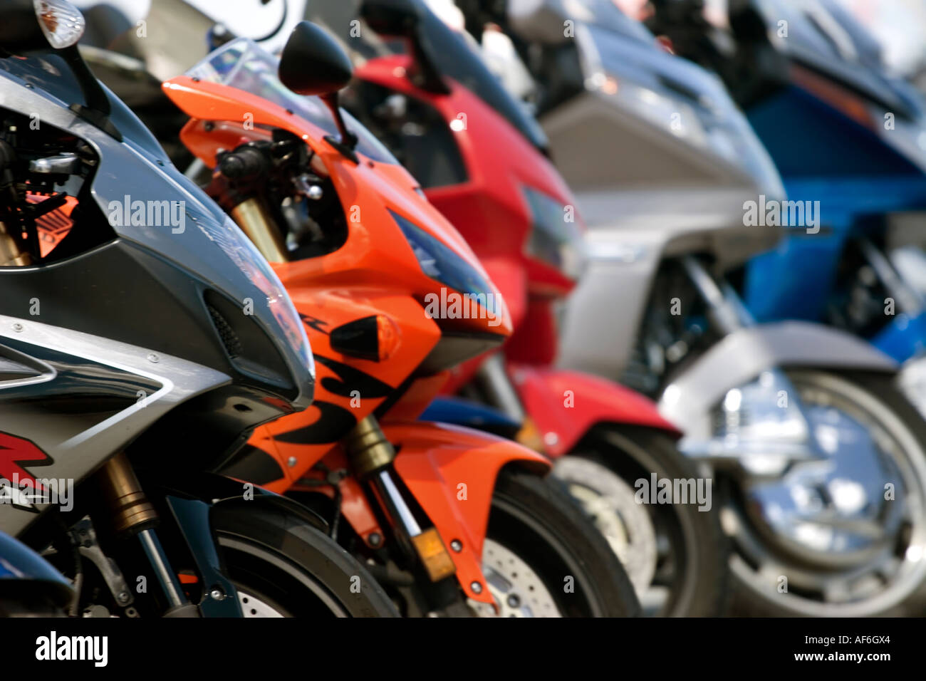 Motorcycle lineup hi-res stock photography and images - Alamy