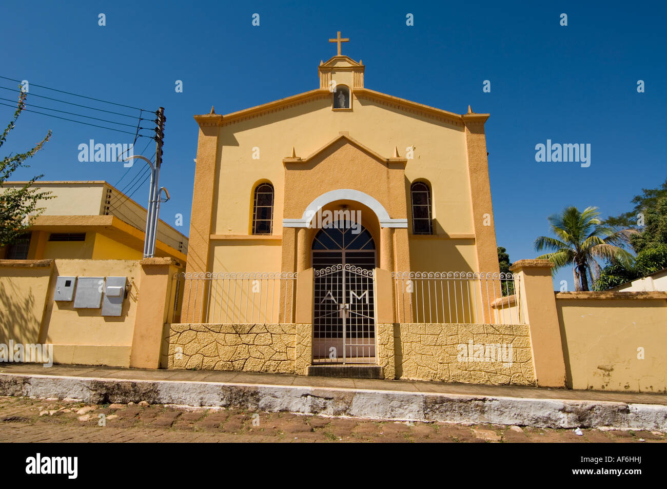 Church Poconé Mato Grosso Brazil August 2007 Stock Photo - Alamy