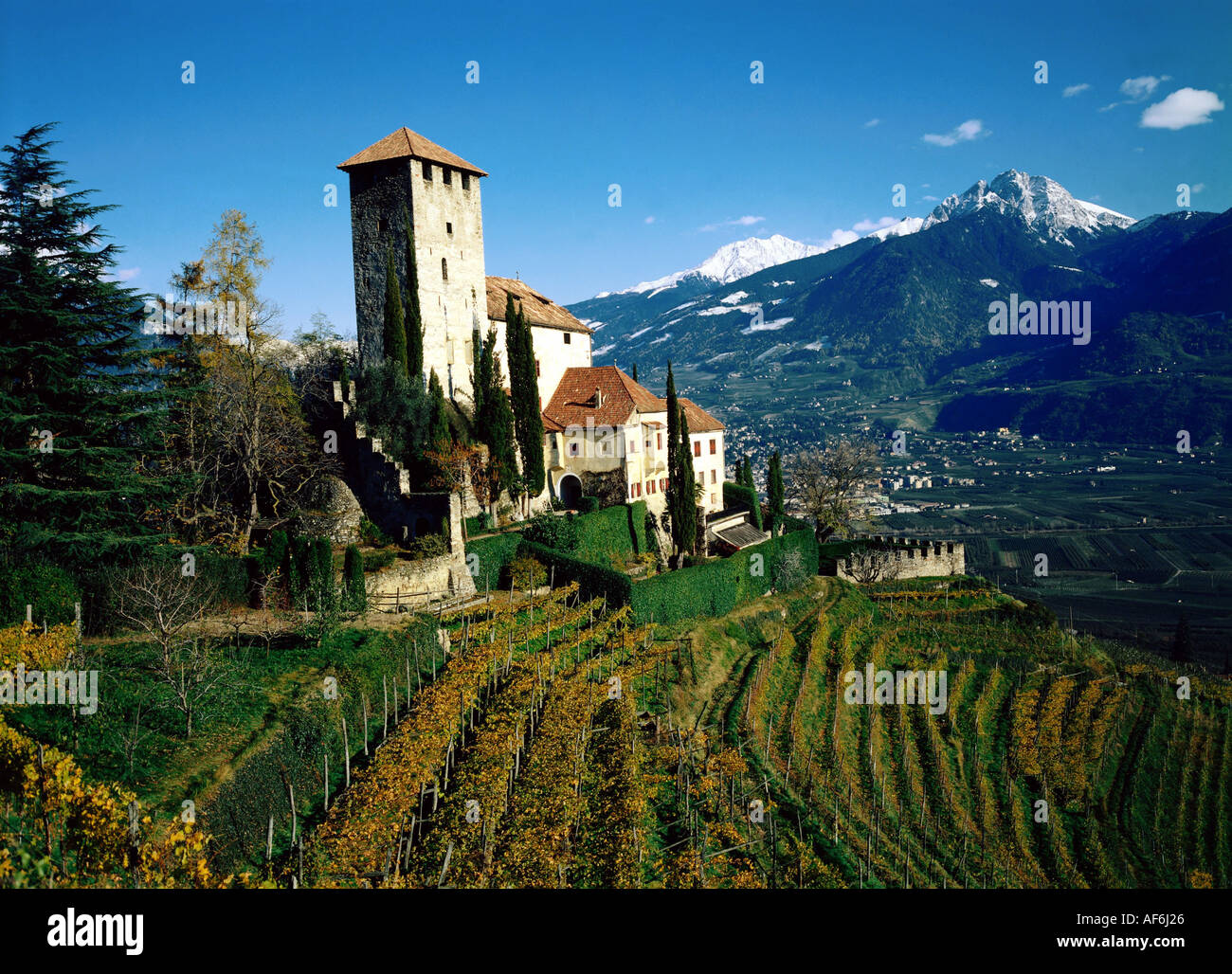 geography / travel, Italy, South Tyrol, Tscherms, Lebenberg Castle ...