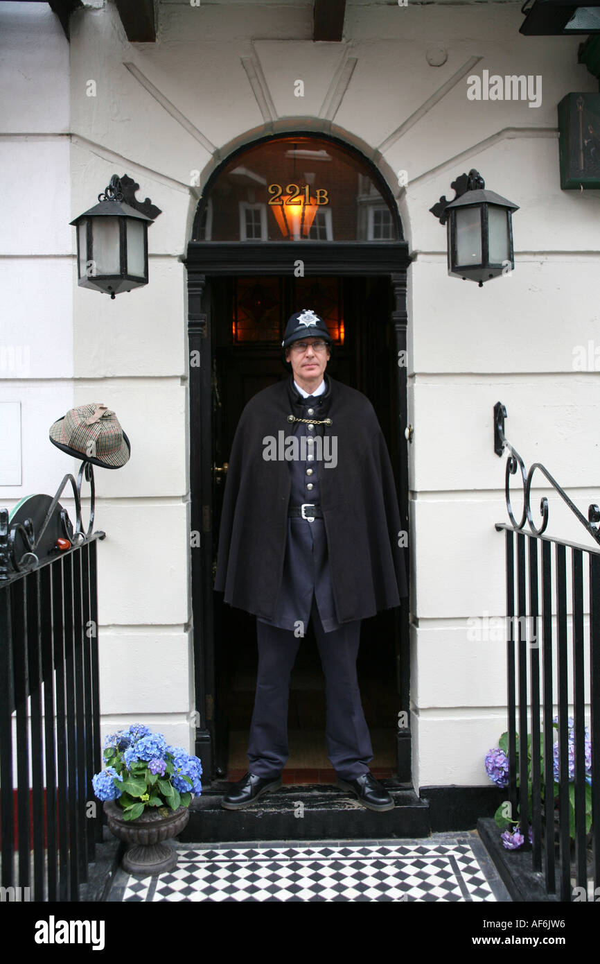 Sherlock Holmes Museum and Shop, Baker Street, London England Stock ...