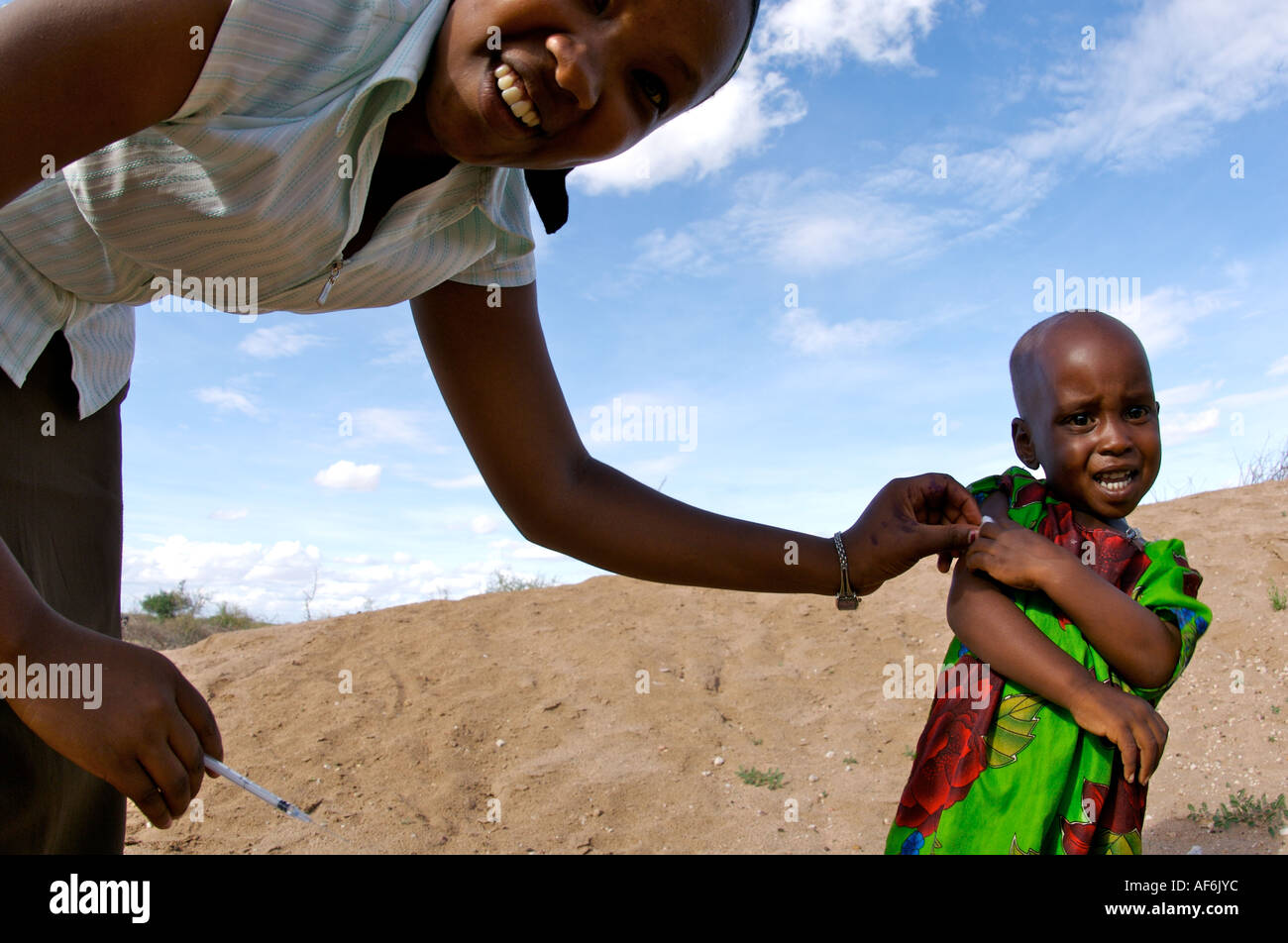 Nomadic Somali tribes having Rotary International polio immunization in ...