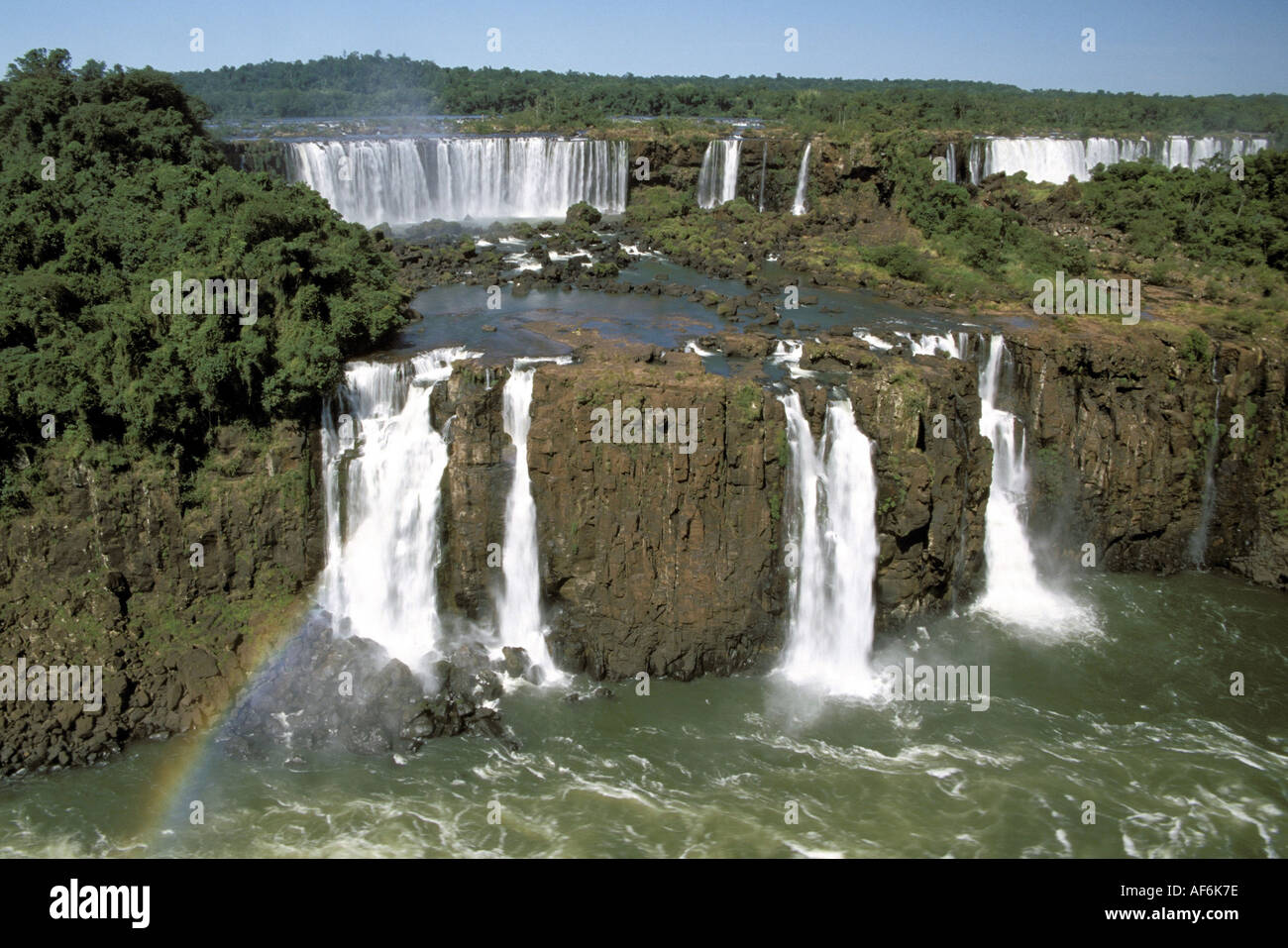 geography / travel, Brazil, landscapes, water falls, Iguazu River ...