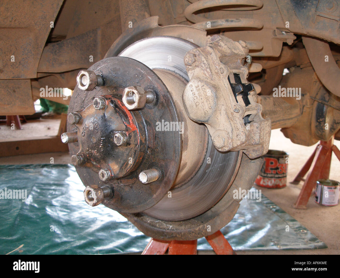 Disc brake of a Range Rover Stock Photo - Alamy
