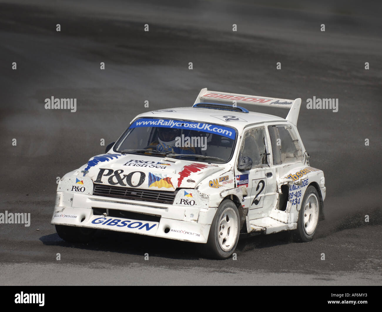 Rallycross Car Mondello Park Co Kildare Ireland Stock Photo - Alamy