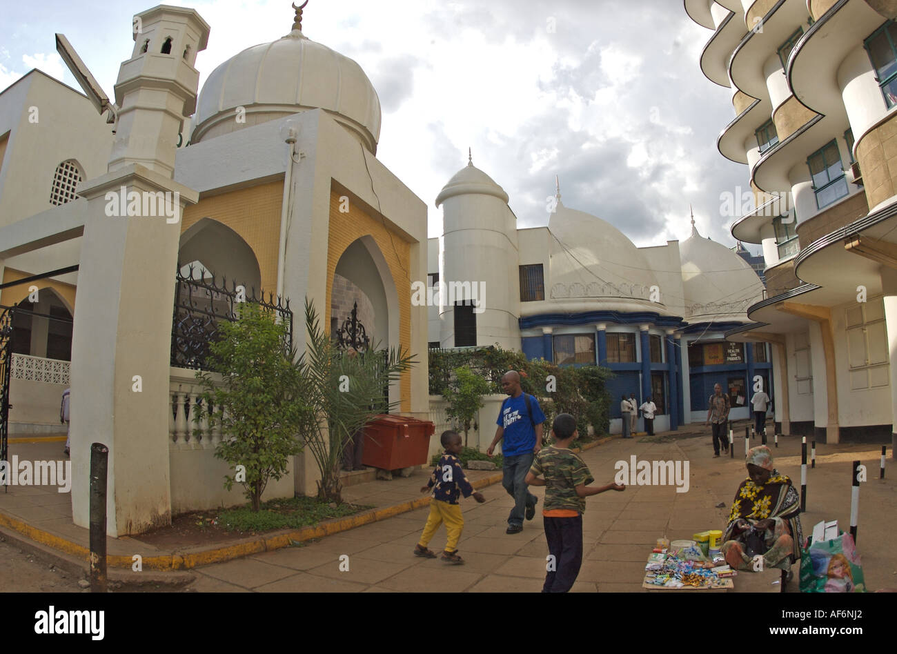 Jamia Mosque is a mosque located on Banda Street, Nairobi, Kenya Stock ...