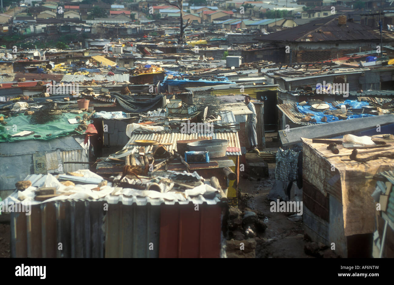 Suburb of Alexandra, South Africa Stock Photo - Alamy