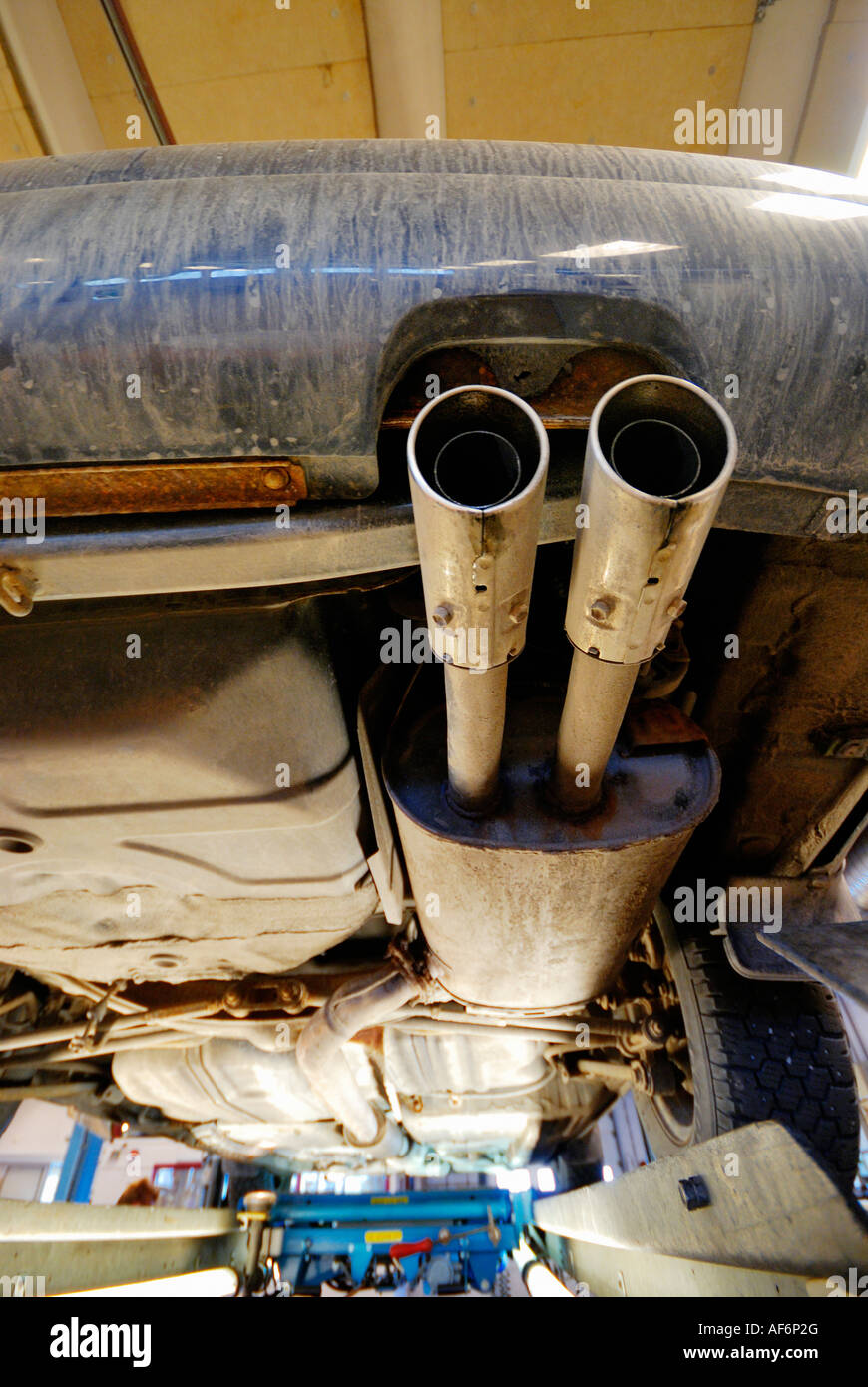 exhaust pipe of car Stock Photo - Alamy