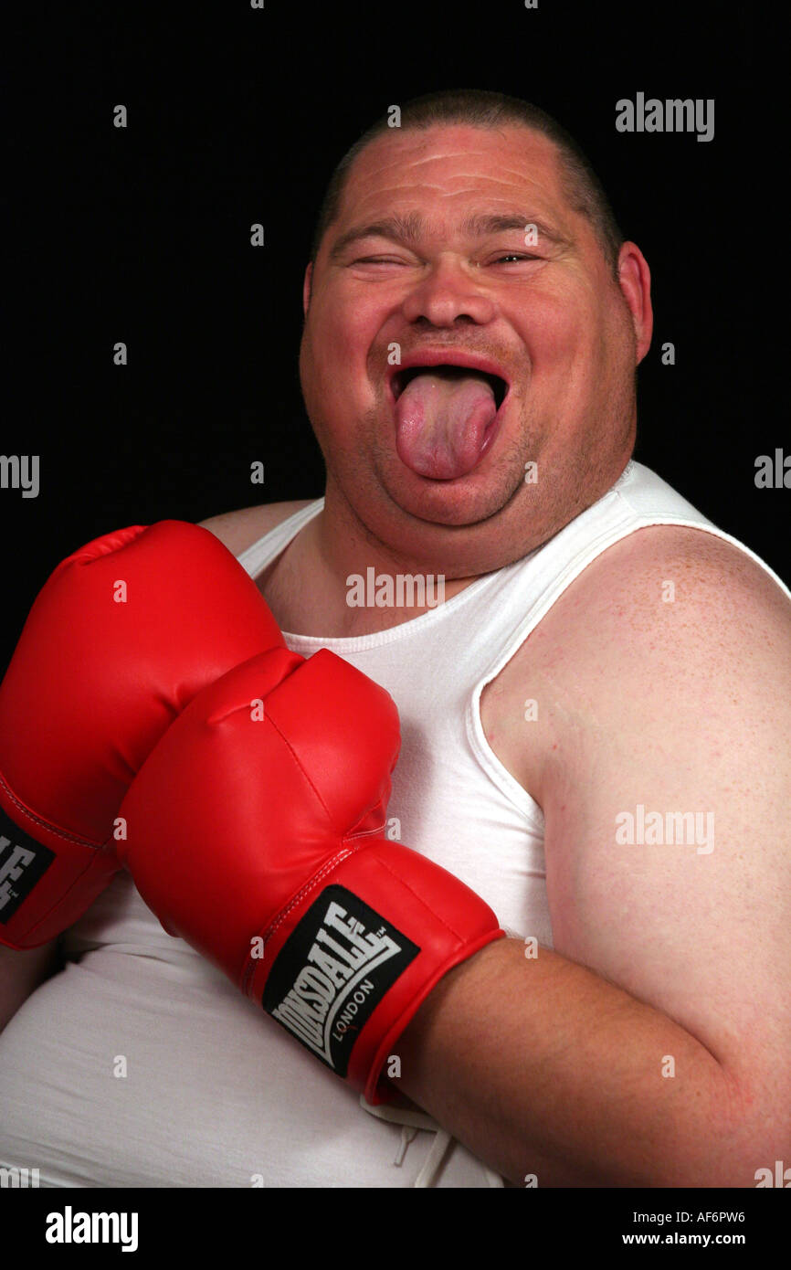 "40 year old man with Down syndrome poses for portraits Stock Photo - Alamy