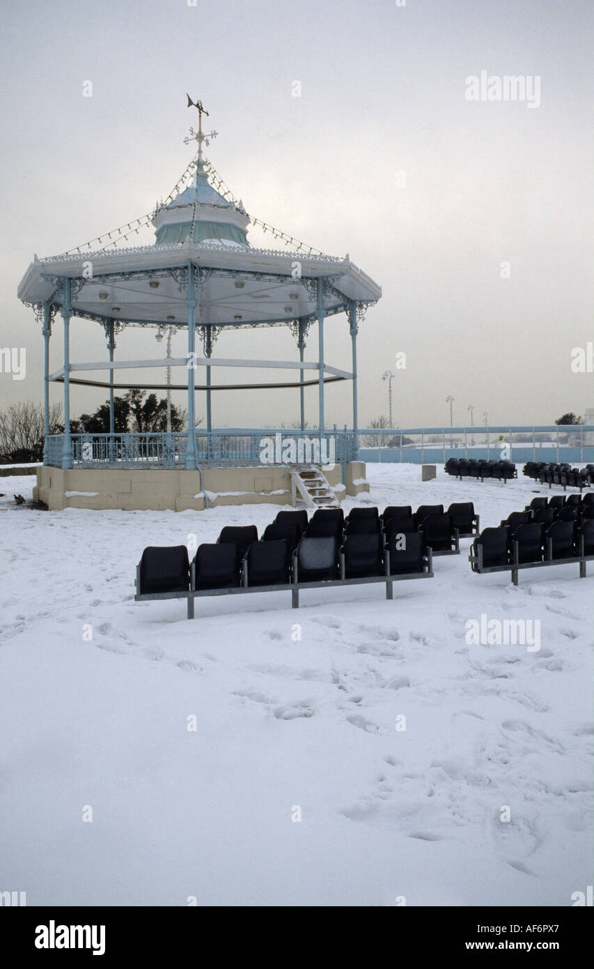 The Bandstand Hythe Kent Stock Photo - Alamy