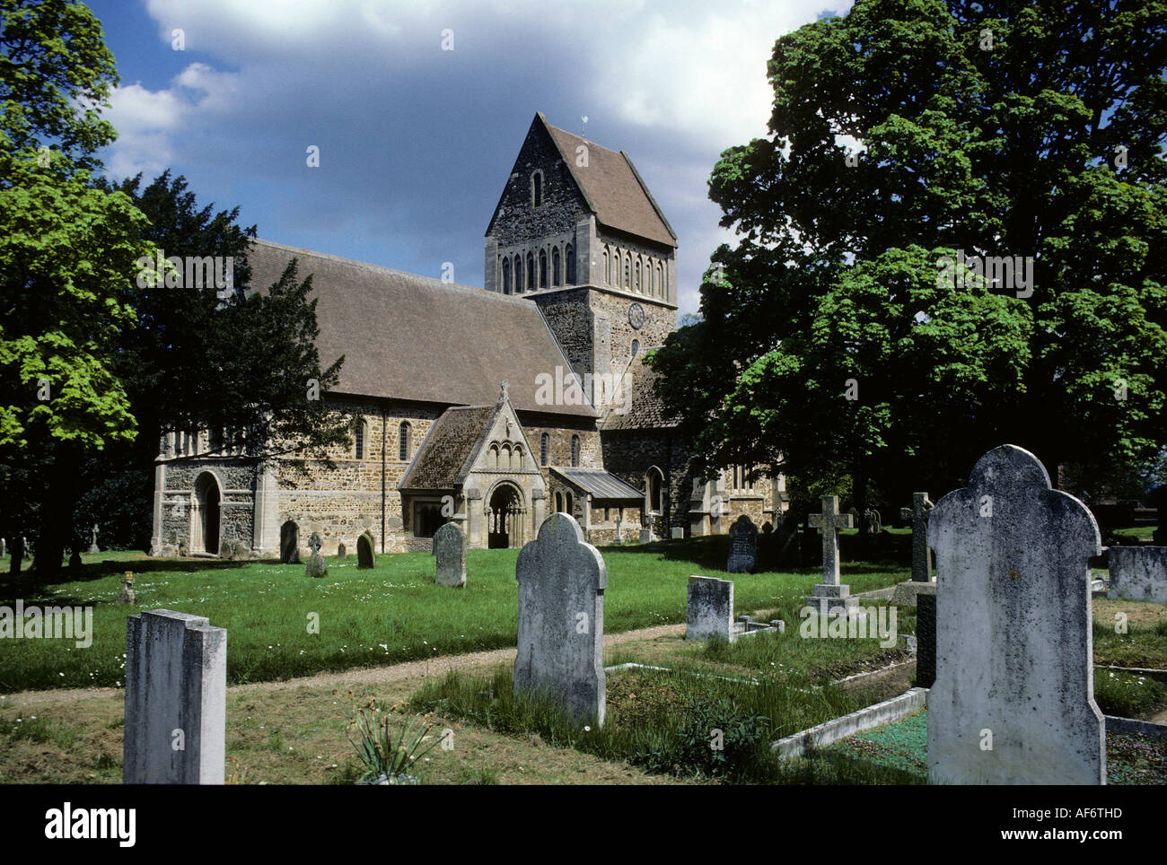 The church Castle Rising Norfolk Stock Photo - Alamy