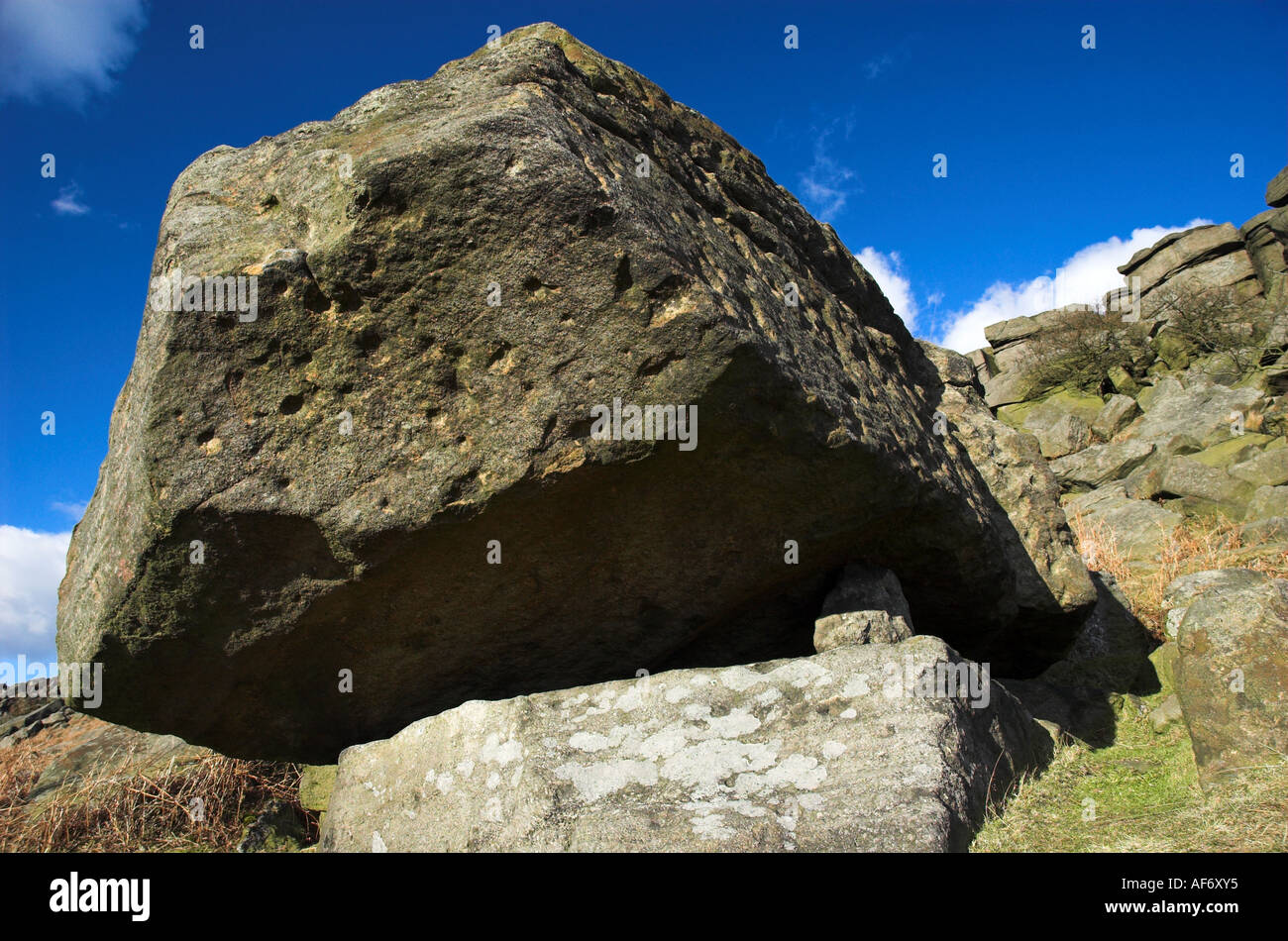 Burbage rocks spring hi-res stock photography and images - Alamy