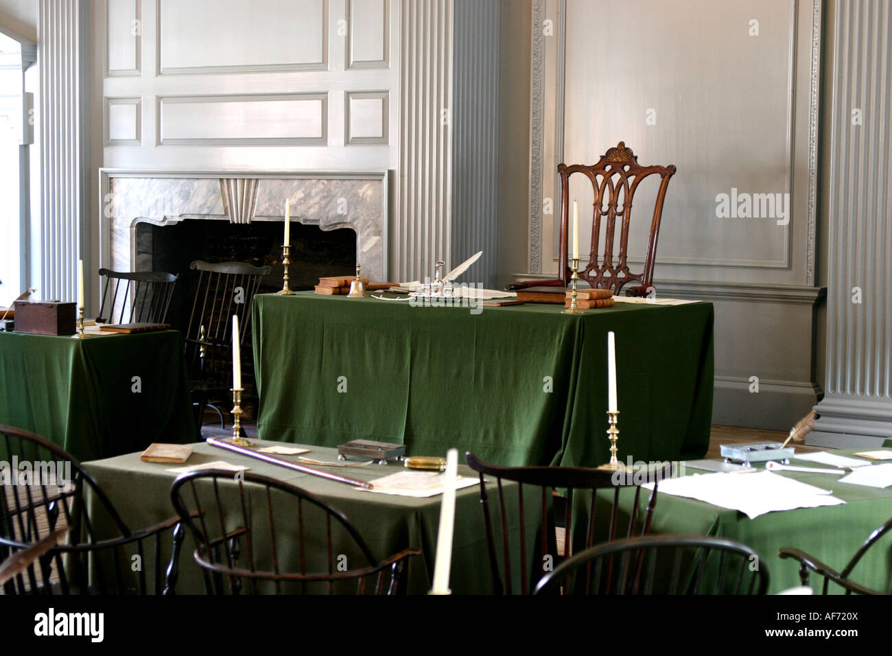 Assembly room independence hall independence hi-res stock photography ...