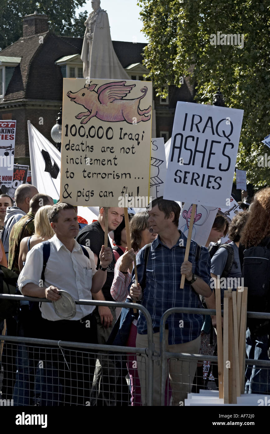Anti War Protest Signs On High Resolution Stock Photography and Images ...