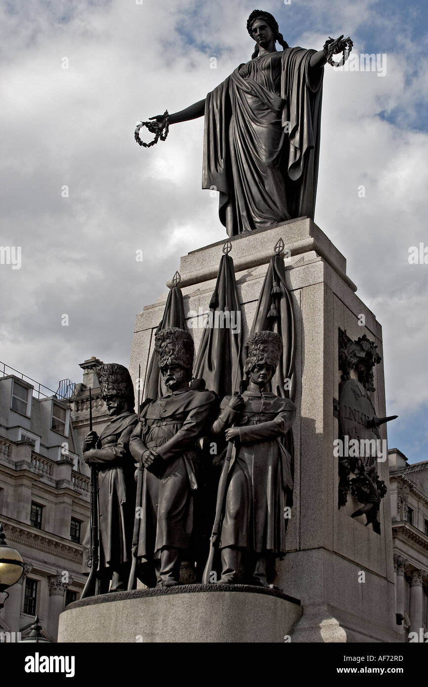 Crimean War memorial sculpture statue on Waterloo Place London SW1 ...