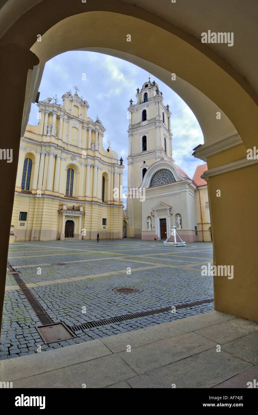 University Vilnius Lithuania Stock Photo - Alamy