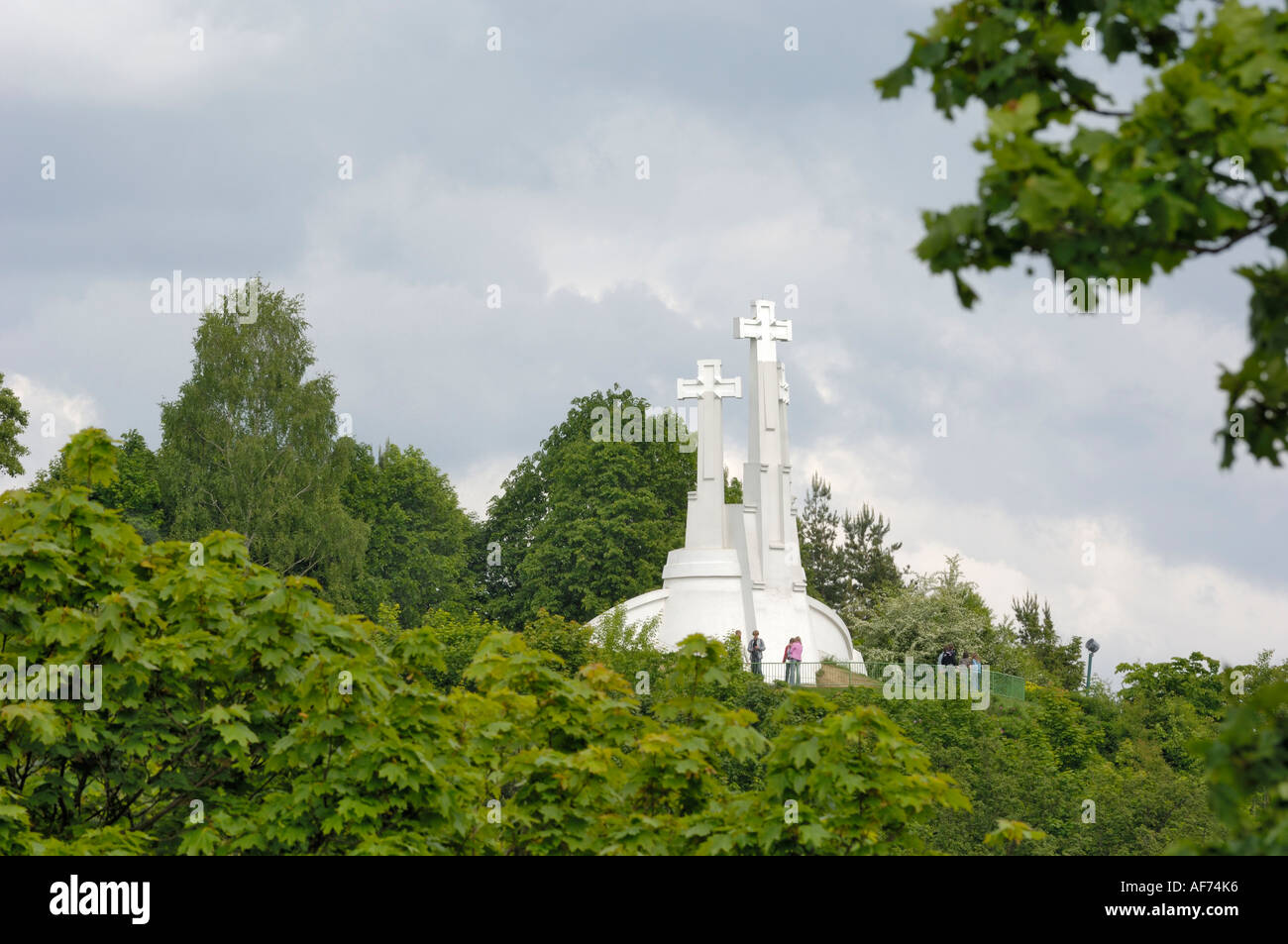 Hill of the Three Crosses, Vilnius, Lithuania Stock Photo - Alamy
