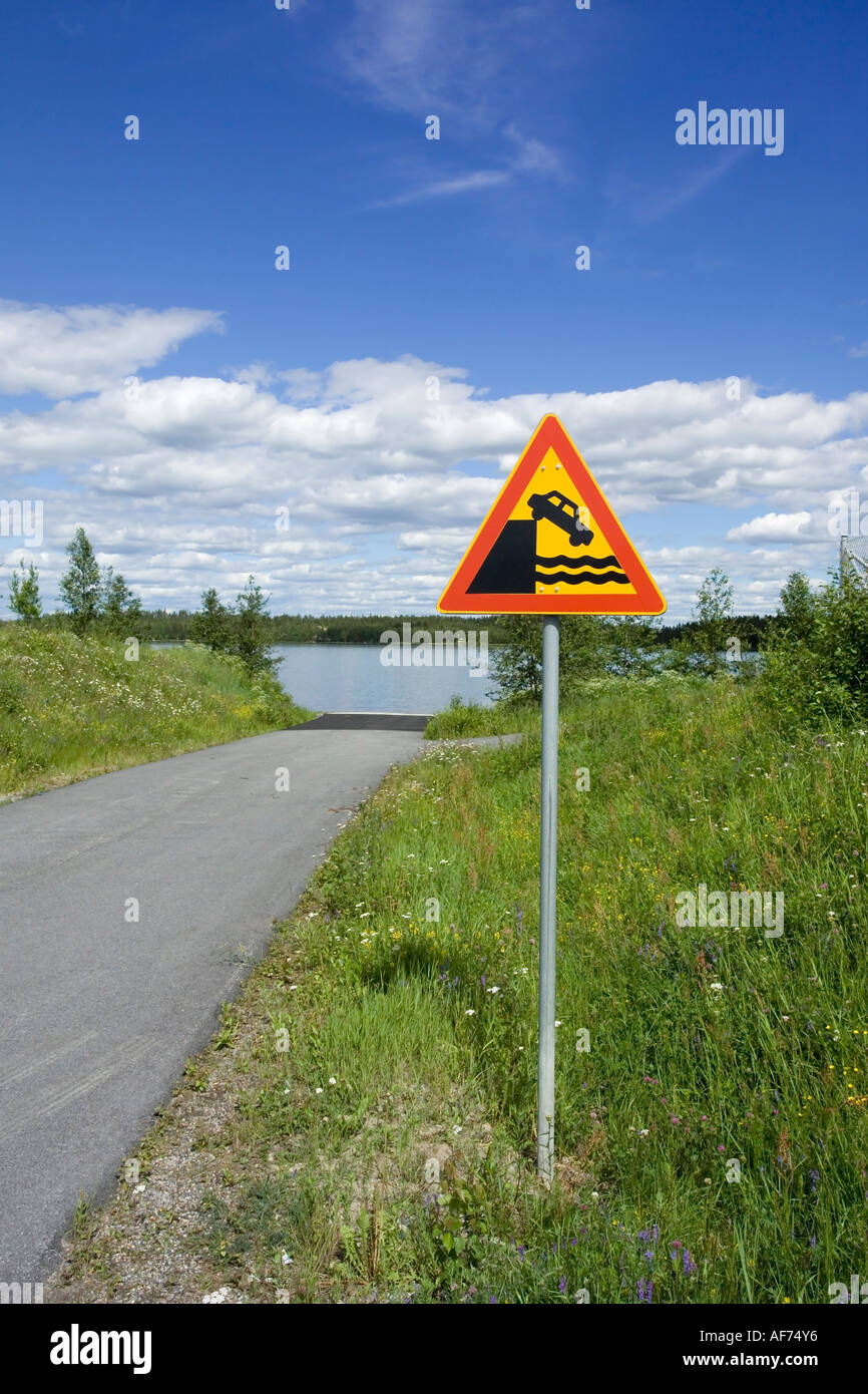 Ferry, quay or river bank traffic sign Stock Photo - Alamy
