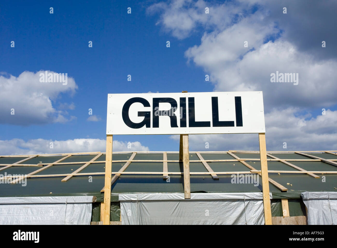 fast food sign Stock Photo - Alamy