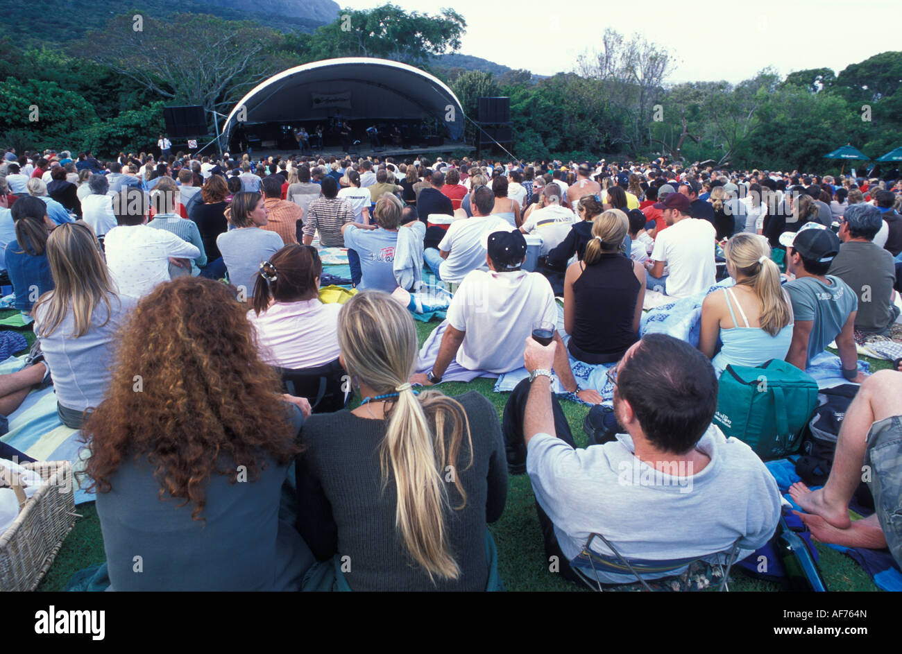 Kirstenbosch botanical gardens concert High Resolution Stock ...
