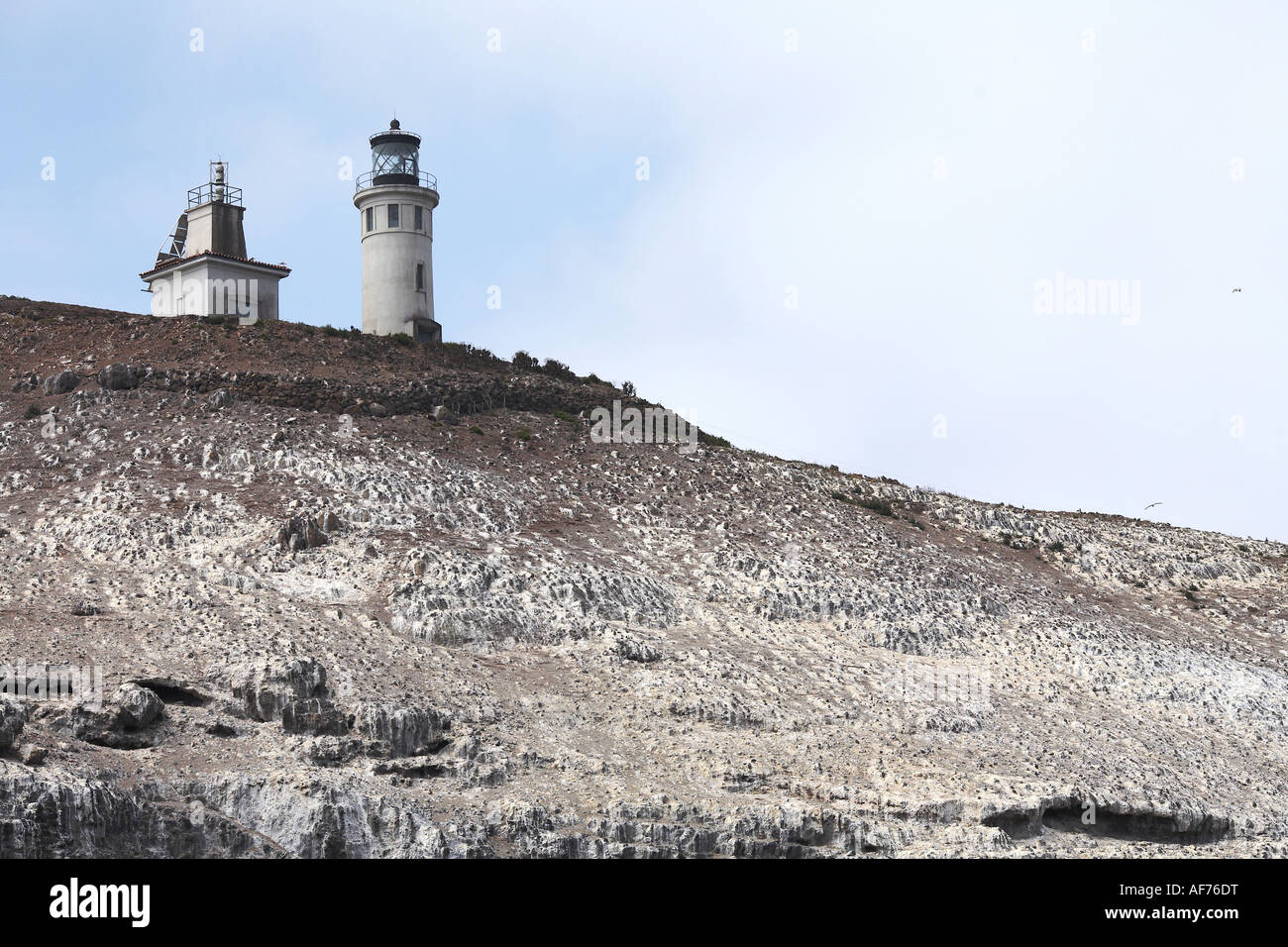 Anacapa Lighthouse in Anacapa Island Channel Islands National Park ...